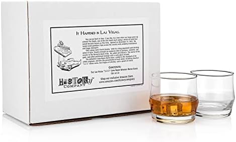 Las Vegas Copa Room Whiskey Rocks Glass – Nightclub-Inspired, 2-Piece ...