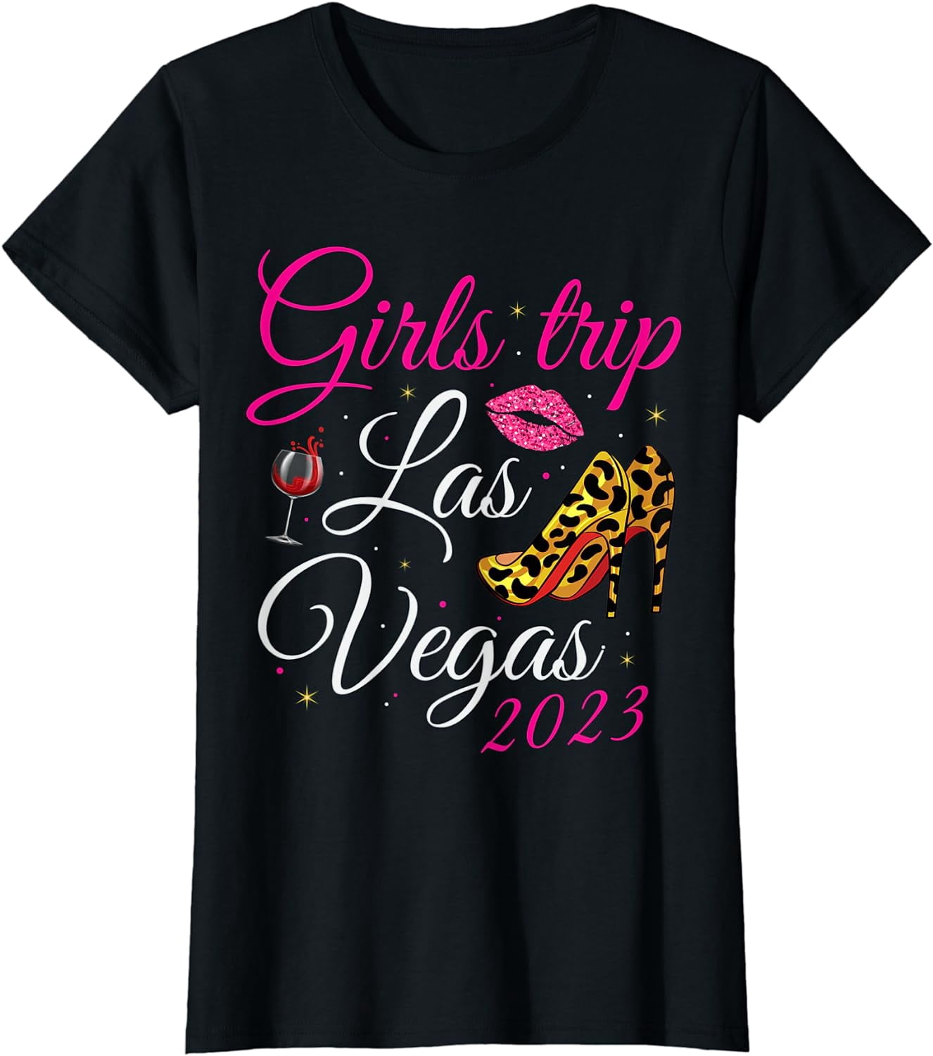 Las Vegas Girls Trip 2023 Girls Weekend Friends Matching T-Shirt ...