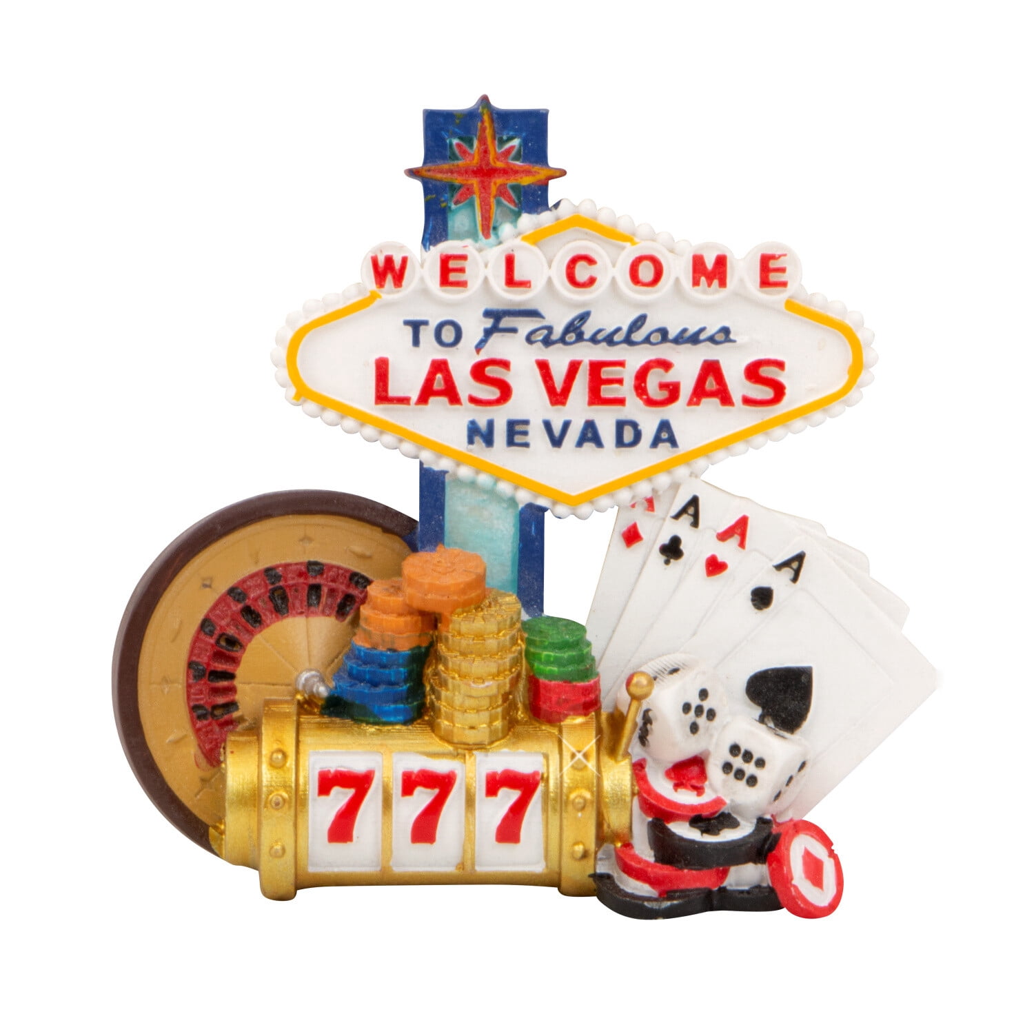 Las Vegas Magnet with Welcome Sign - Walmart.com
