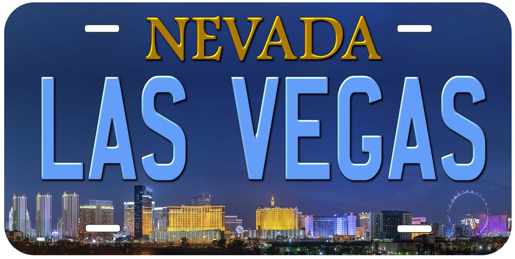 Las Vegas NV TAG01 Novelty Car Auto License Plate - Walmart.com