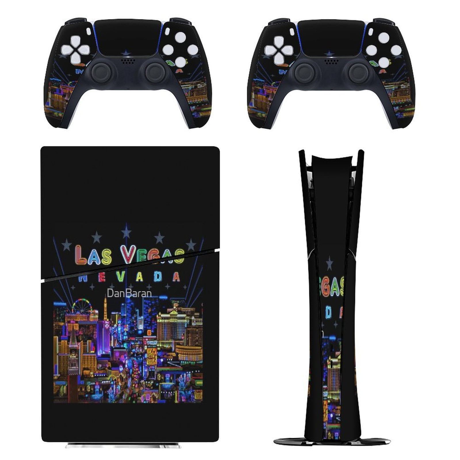 Las Vegas PS5/PS5 Pro/PS5 Slim Digital Disc Skin Sticker For Console ...