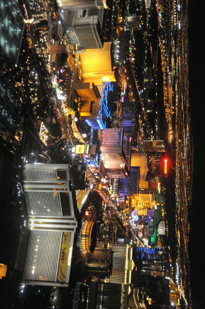 Las Vegas Poster The Strip At Night 24inx36in (61cm x 91cm) Art Poster ...