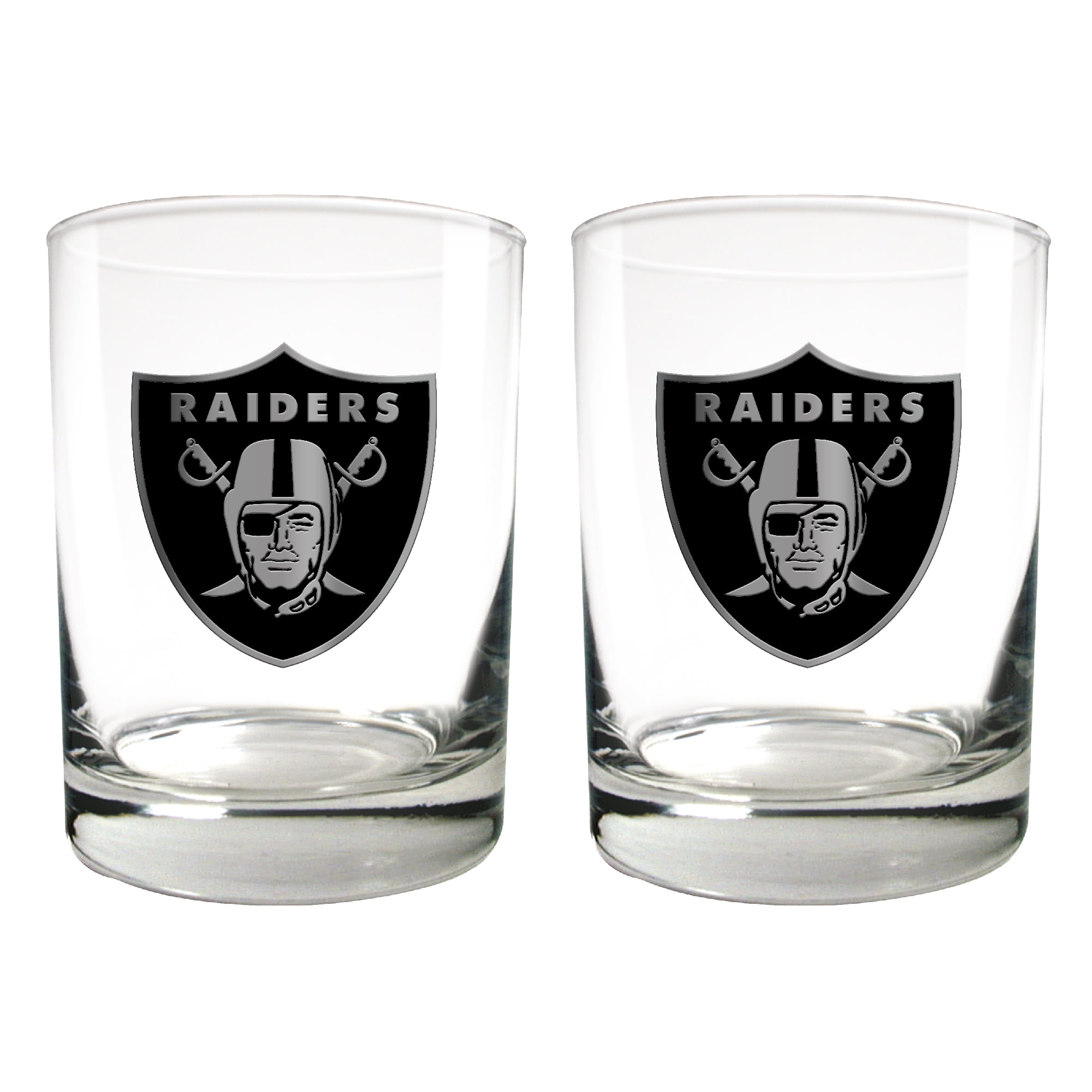 Las Vegas Raiders 15oz. Legacy Rocks Glass Set - Walmart.com