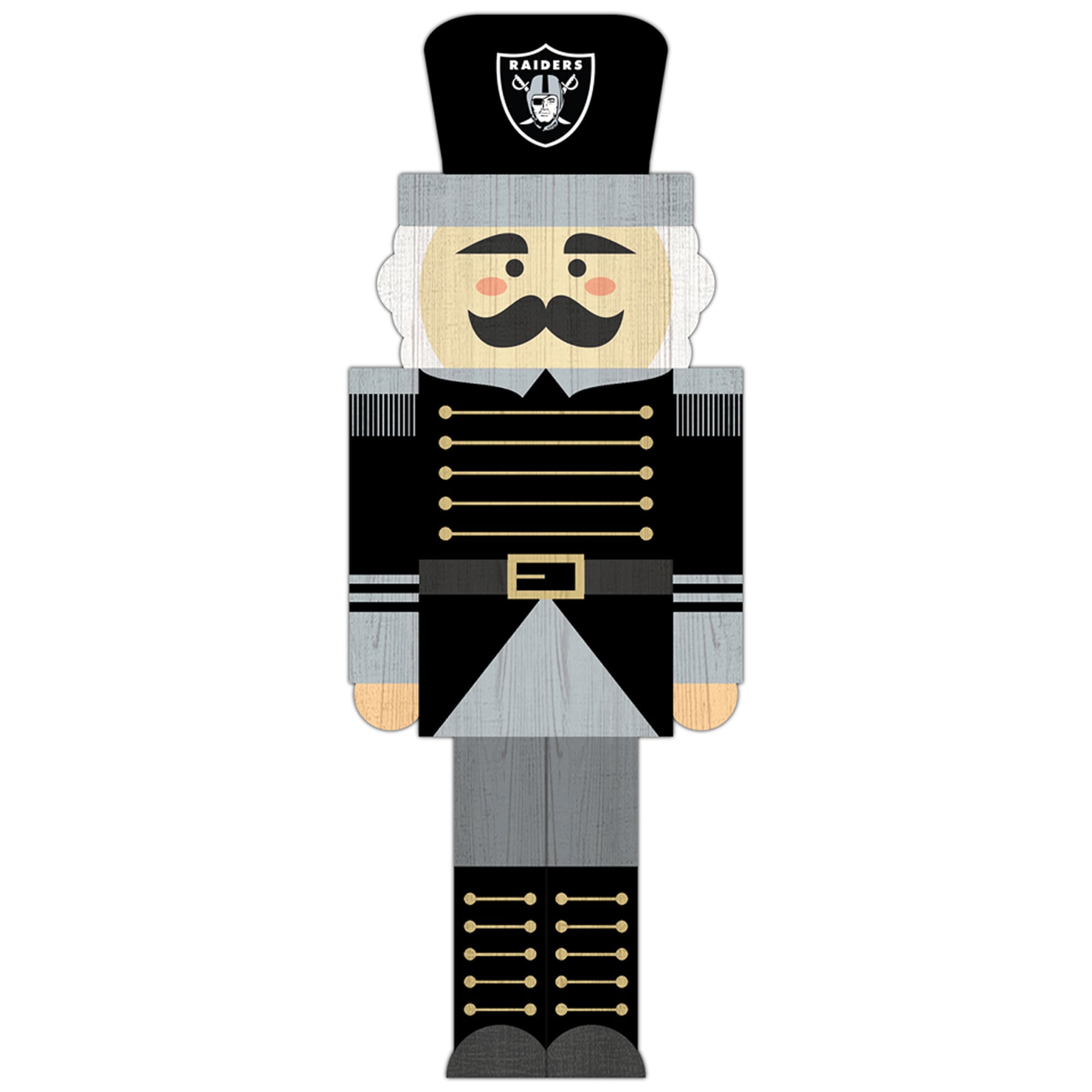 Las Vegas Raiders 31'' Nutcracker Leaner - Walmart.com