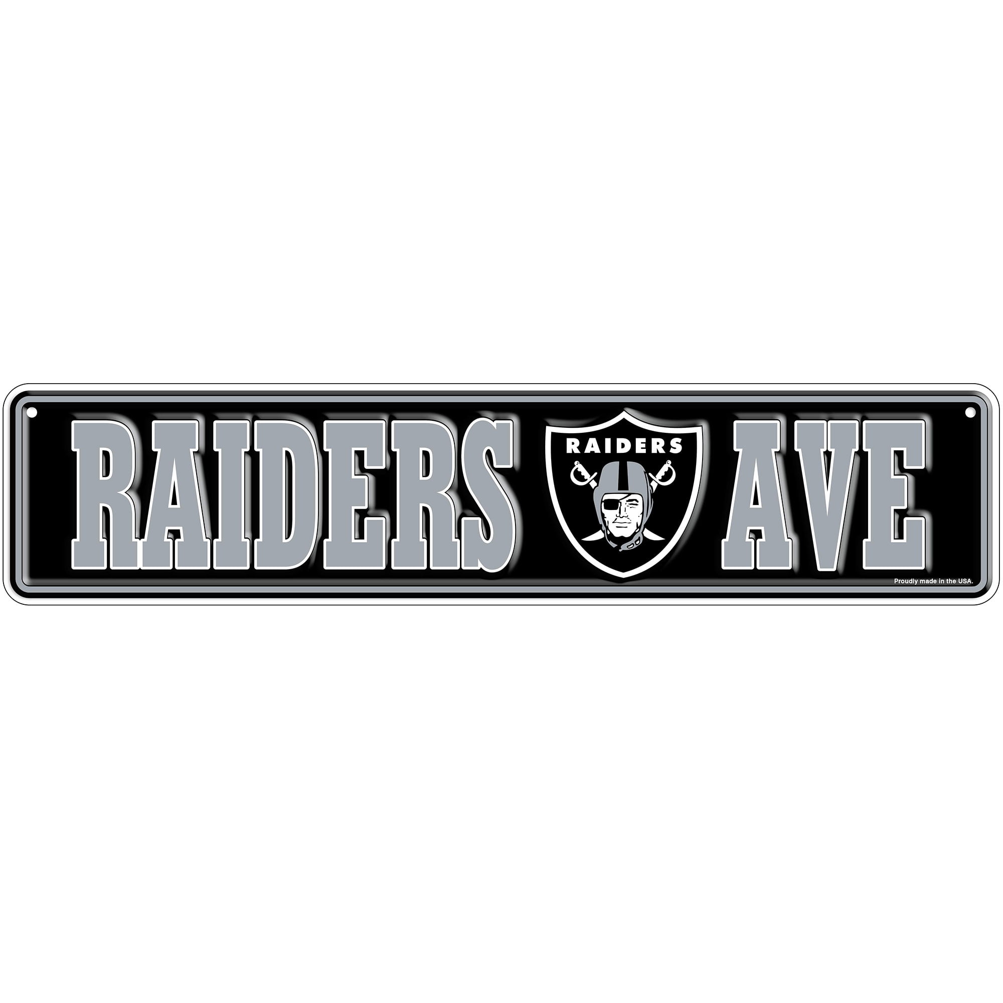 Las Vegas Raiders 4" x 18" Team Boulevard Metal Sign - Walmart.com