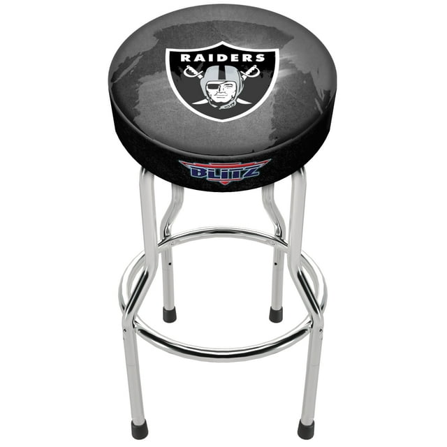 Las Vegas Raiders Adjustable NFL Blitz Team Pub Stool, Arcade1Up ...