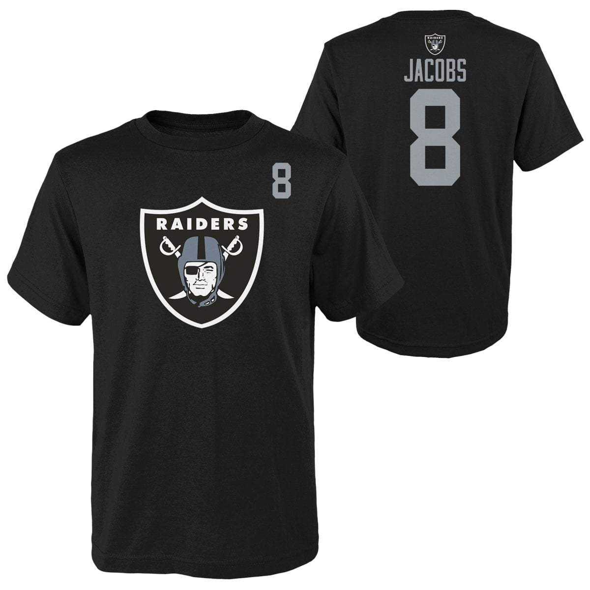 Las Vegas Raiders Boys 4-18 SS Player Tee-Jacobs 9K1BXFGFN XL14/16 ...