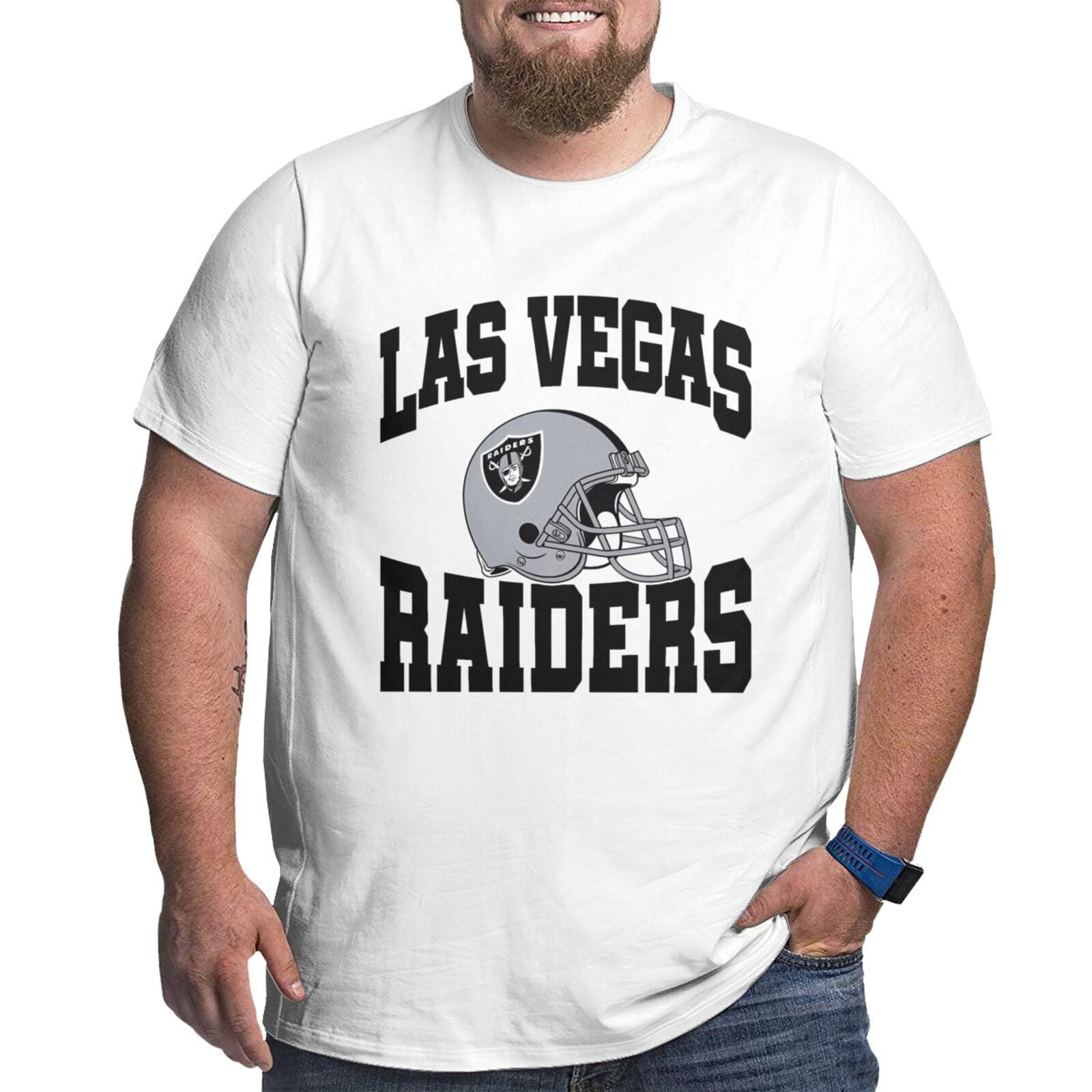 Raiders Custom Football Fans T Shirt Men's Plus Size Shirts Short ...