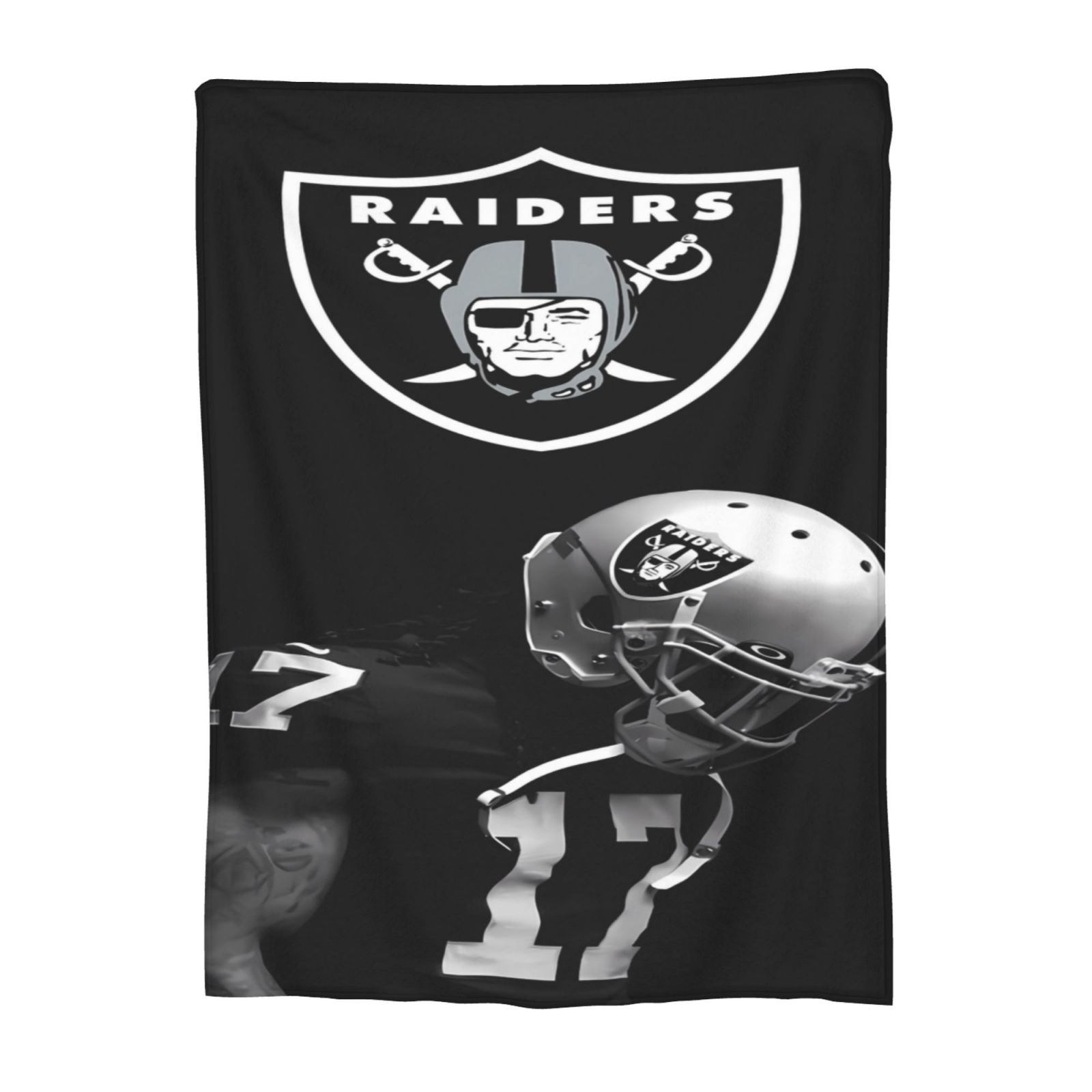 Raiders Football Football Custom Super Soft Cozy Flannel Blanket for ...