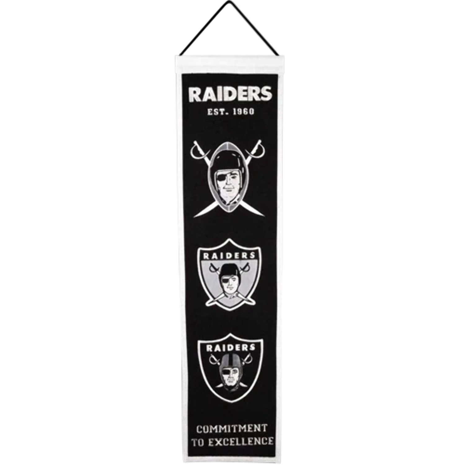 Las Vegas Raiders Logo Evolution Heritage Banner - Walmart.com
