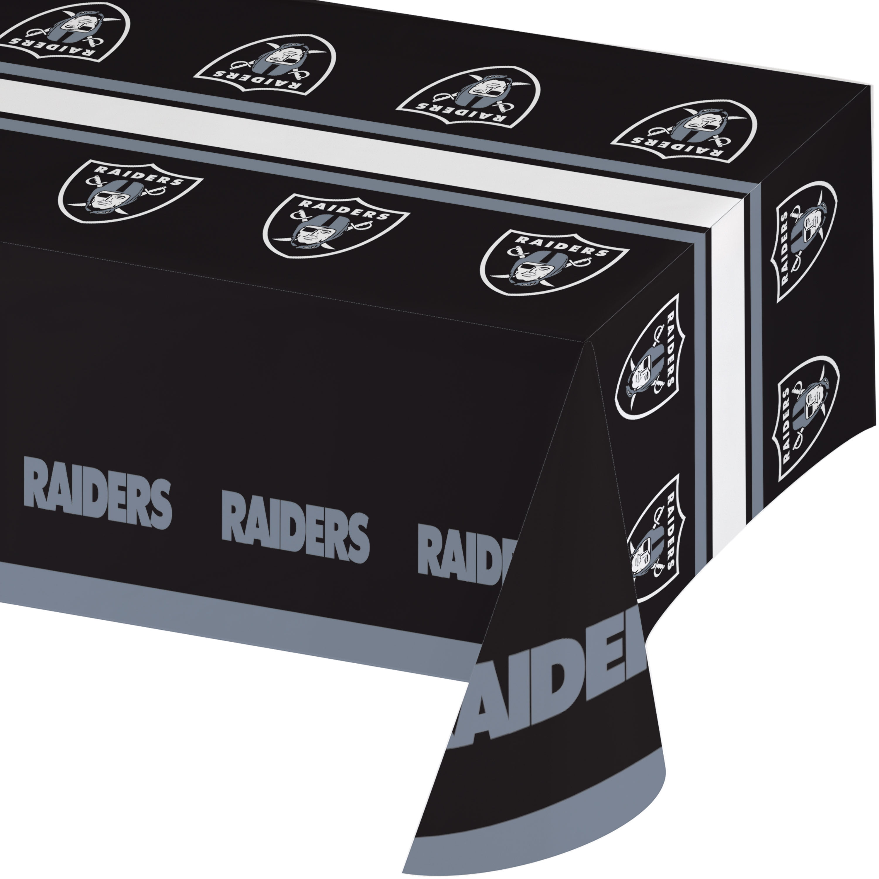 Las Vegas Raiders Plastic Tablecloths - NFL Party Supplies - Walmart.com