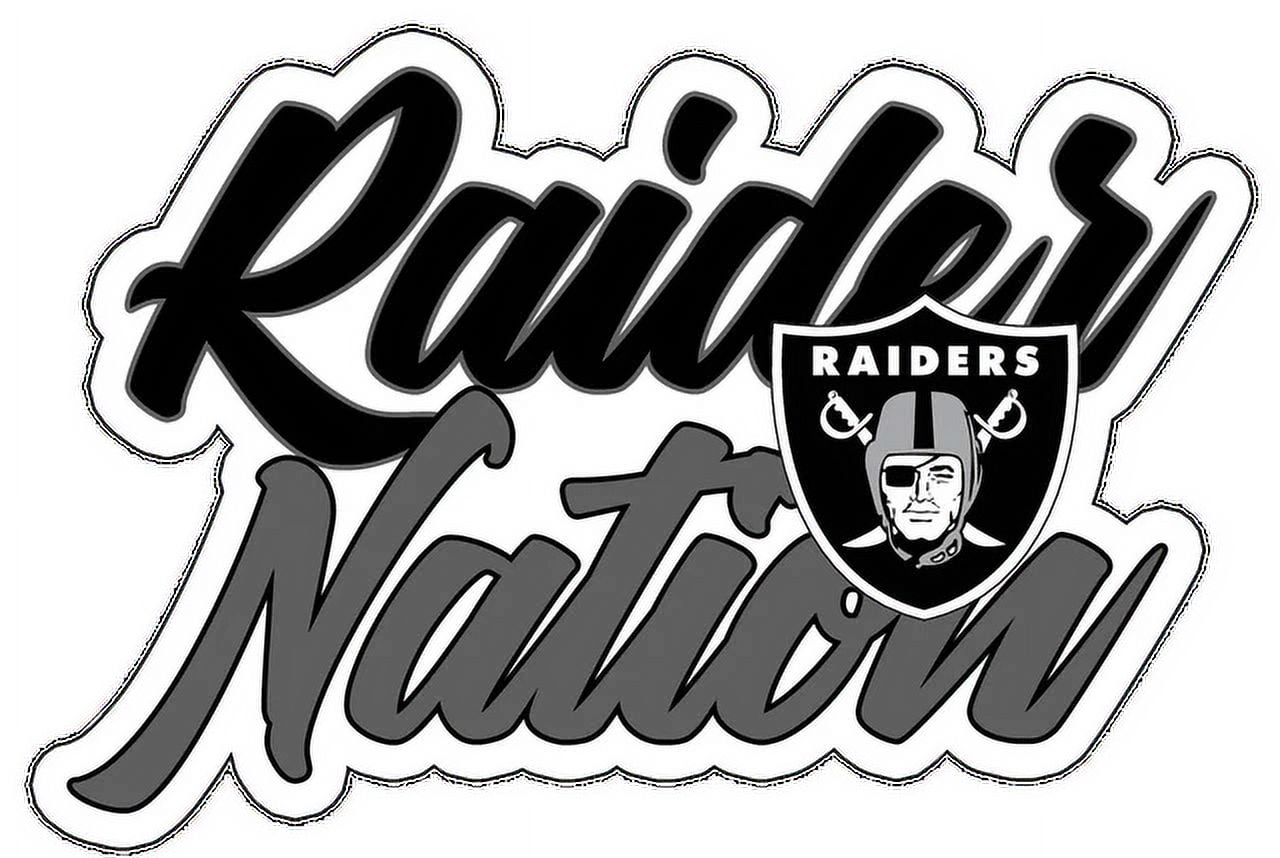 Las Vegas Raiders Sticker Logo Football Phone Decal Water Bottle ...