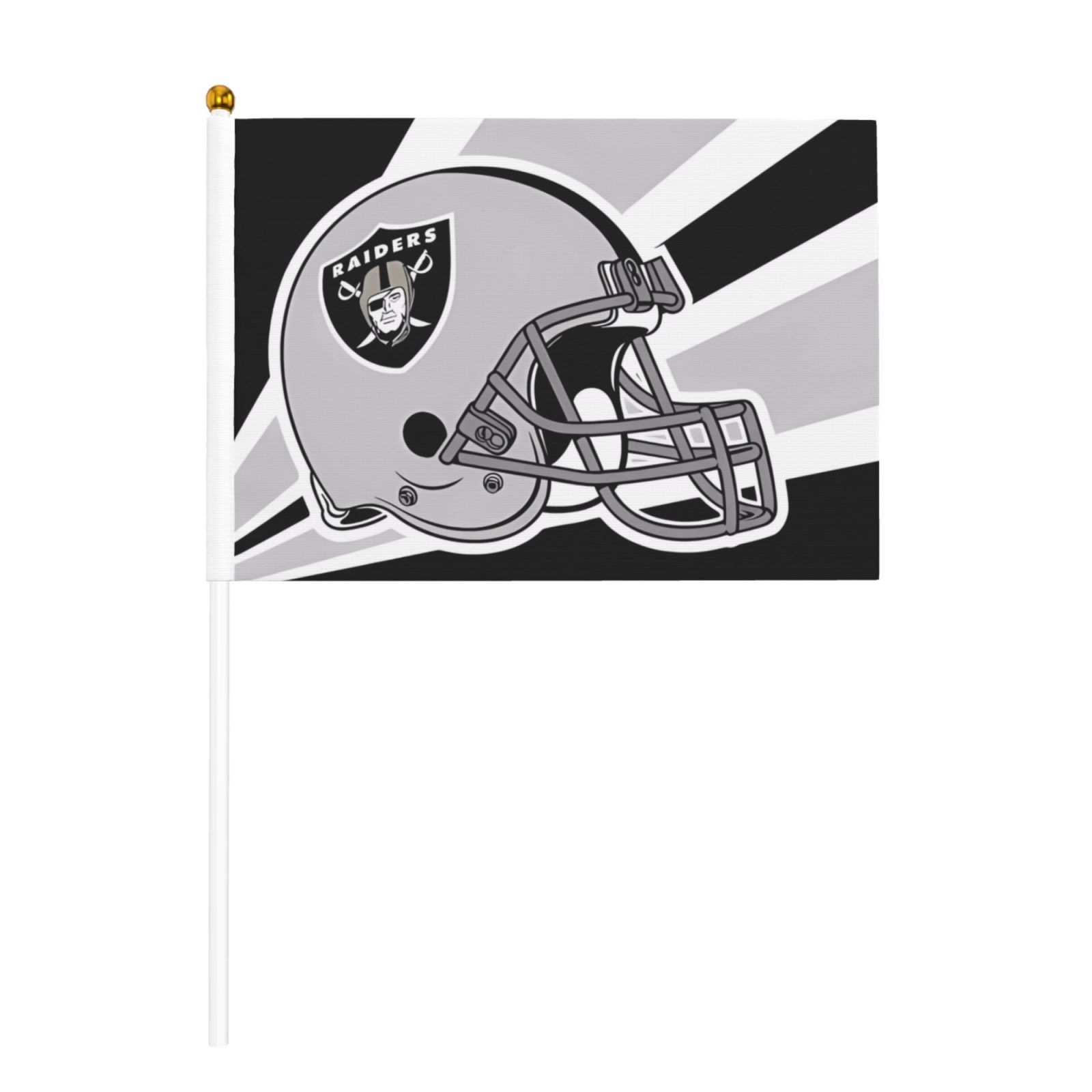 Raiders Team customized double_sided hand_waved flag mini flag audience ...
