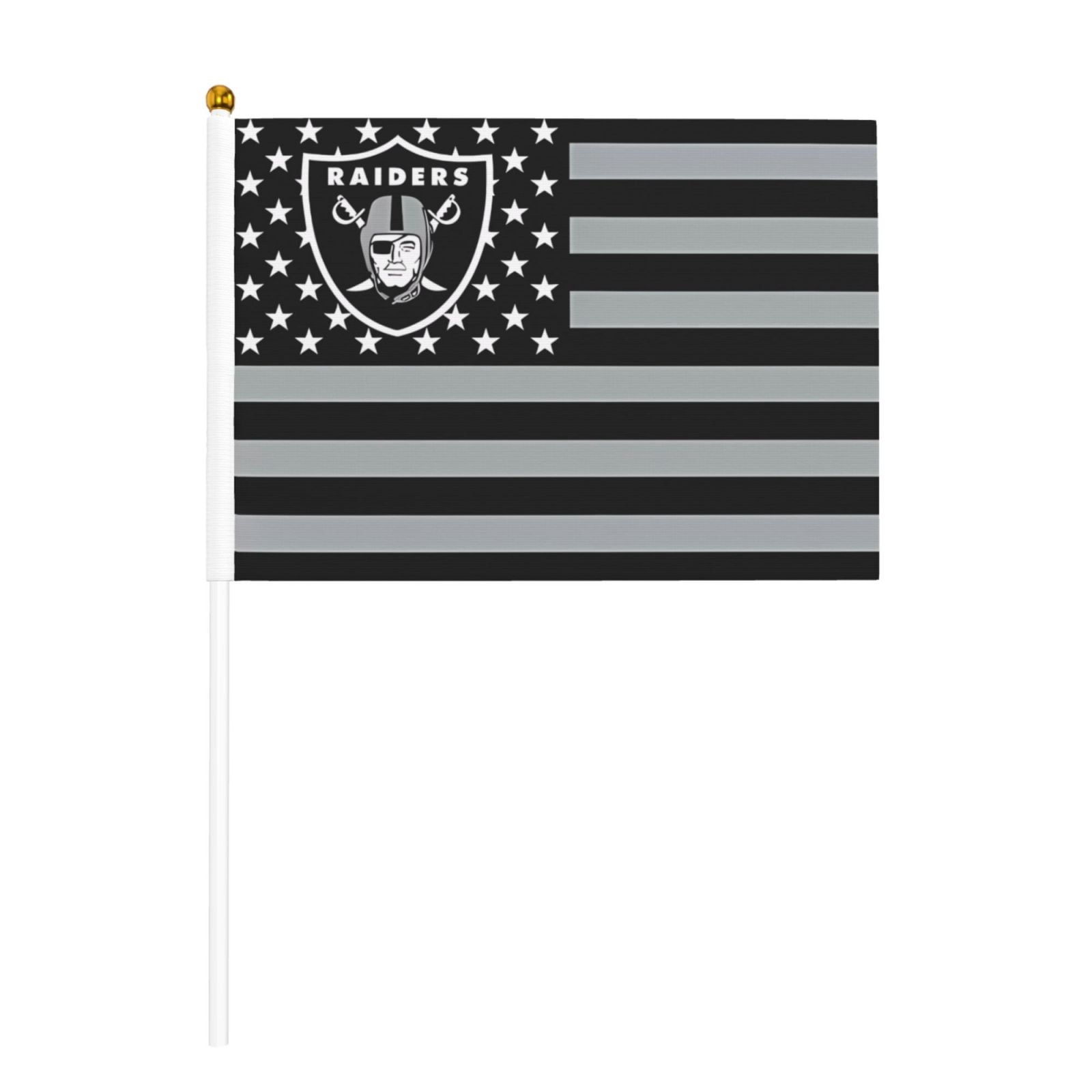 Raiders Team customized double_sided hand_waved flag mini flag audience ...