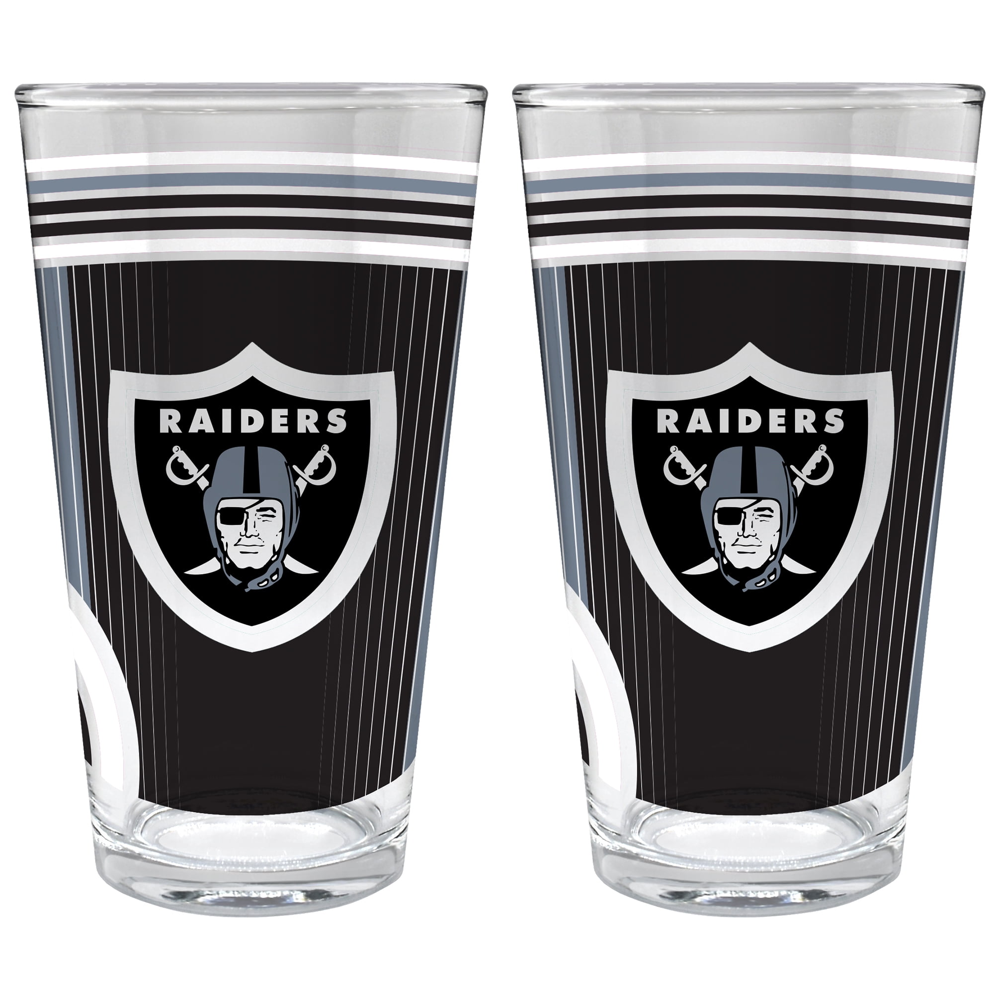 Las Vegas Raiders Two-Piece 16oz. Pint Glass Set - Walmart.com