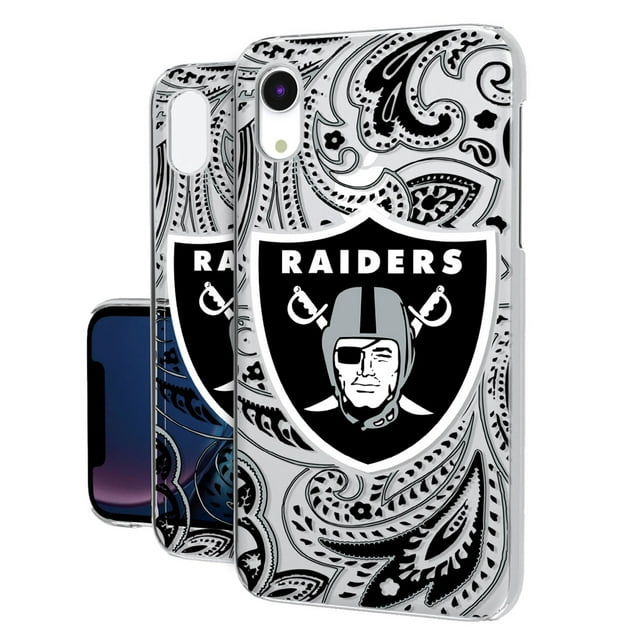 Las Vegas Raiders iPhone Clear Paisley Design Case - Walmart.com
