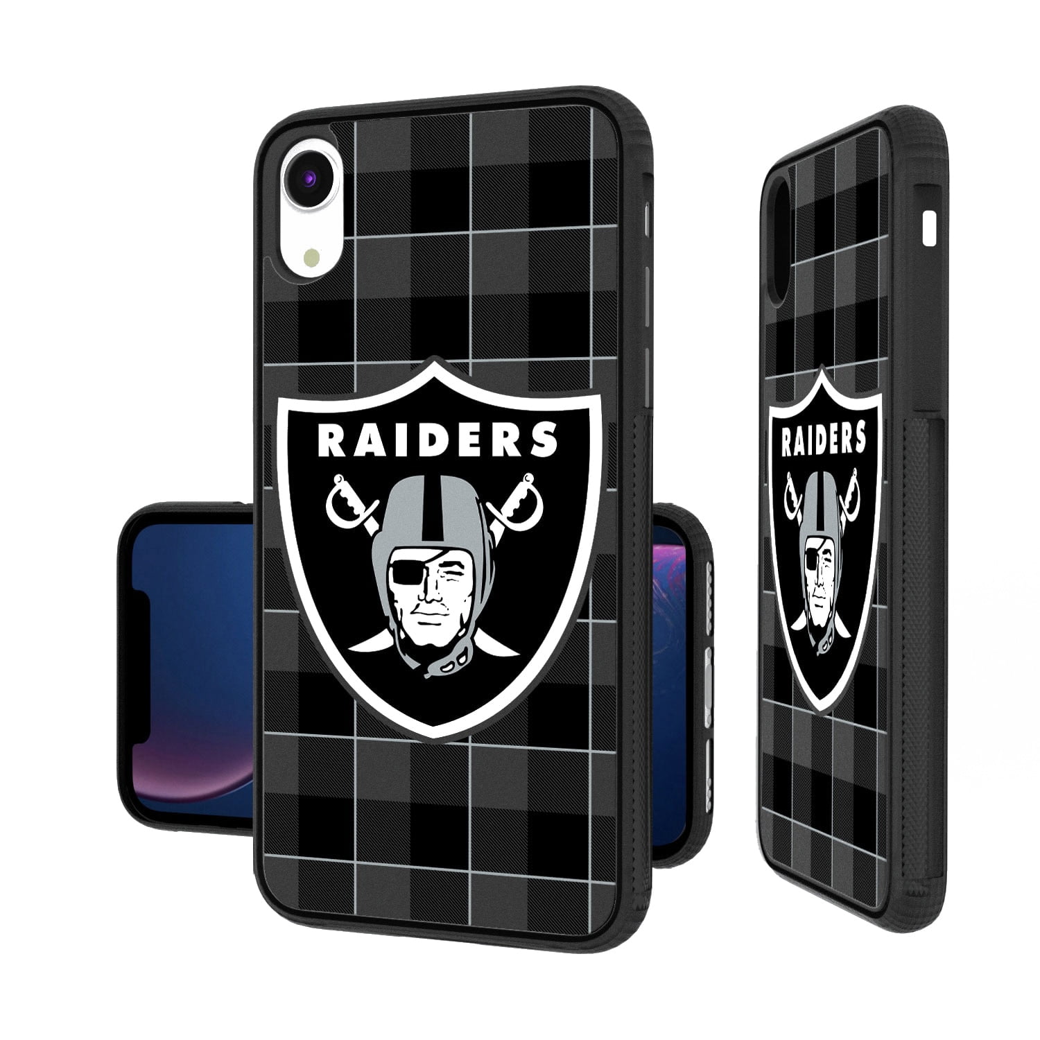 Las Vegas Raiders iPhone Plaid Design Bump Case - Walmart.com