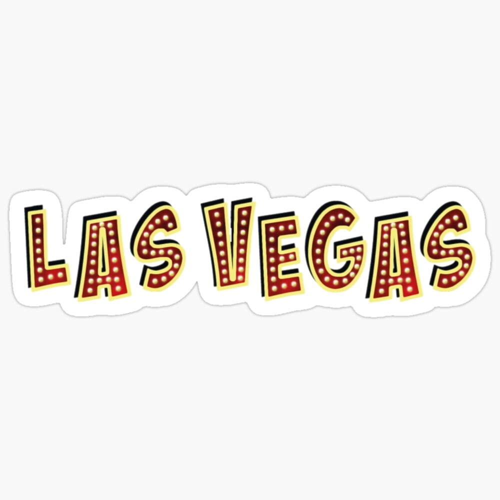 Las Vegas Sticker Phone Decal Water Bottle Stickers Car Decals, Laptop ...