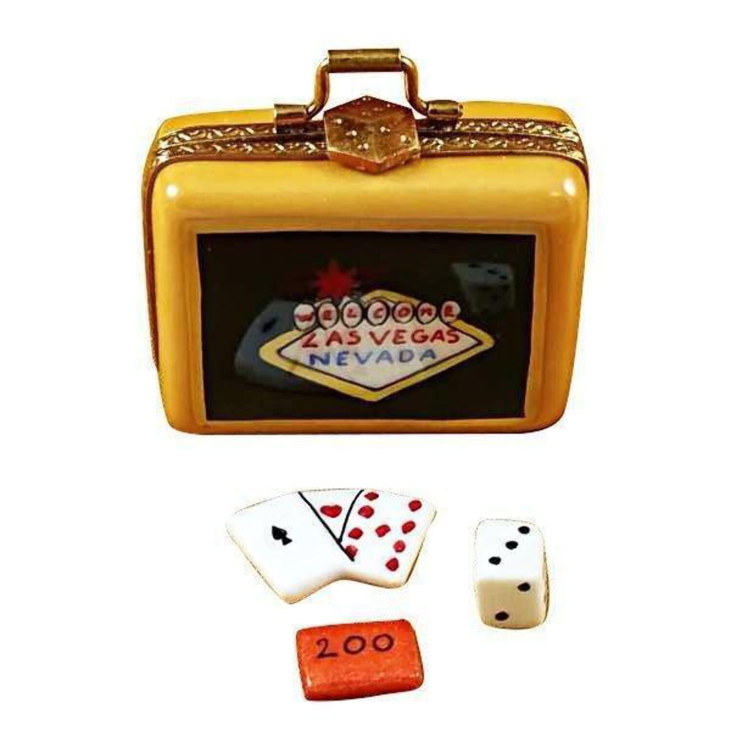 Las Vegas Suitcase Collectible Limoges Box Porcelain Figurine - Walmart.com
