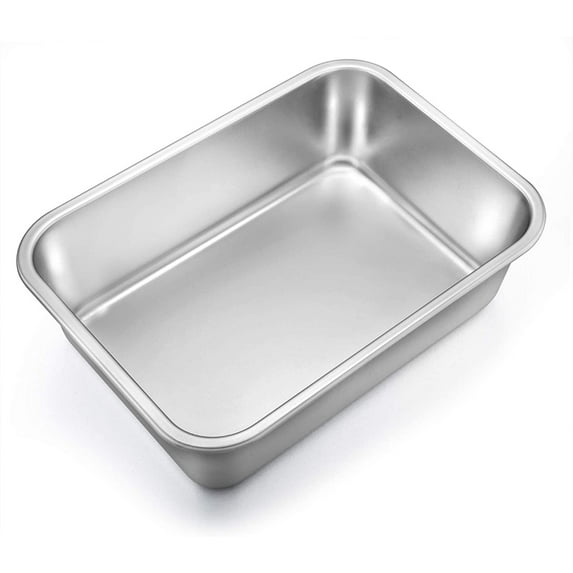 Lasagna Pan, Rectangular Cake Pan Brownie Bake Dish Stainless Steel, 12 ...