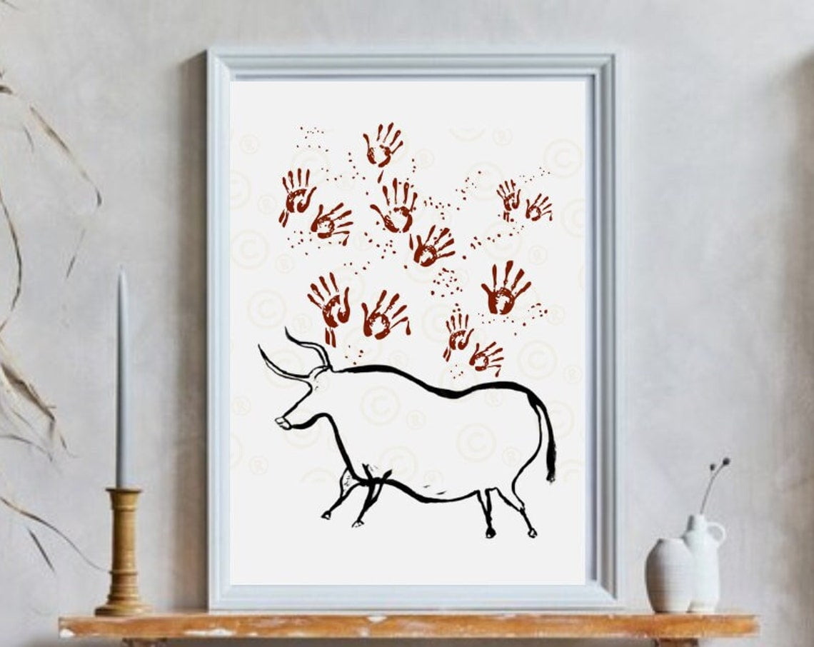 Lascaux Cave Art, Prehistoric Cave Painting, Paleolithic Art ...