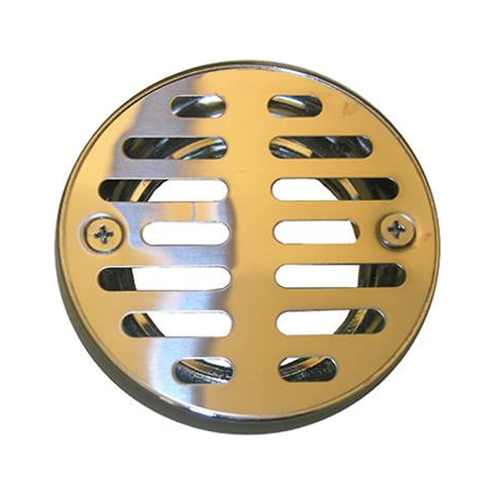 Lasco 03-1243 Shower Drain Grate, 3-1/4 In. With 2 Screws Chrome Plated ...