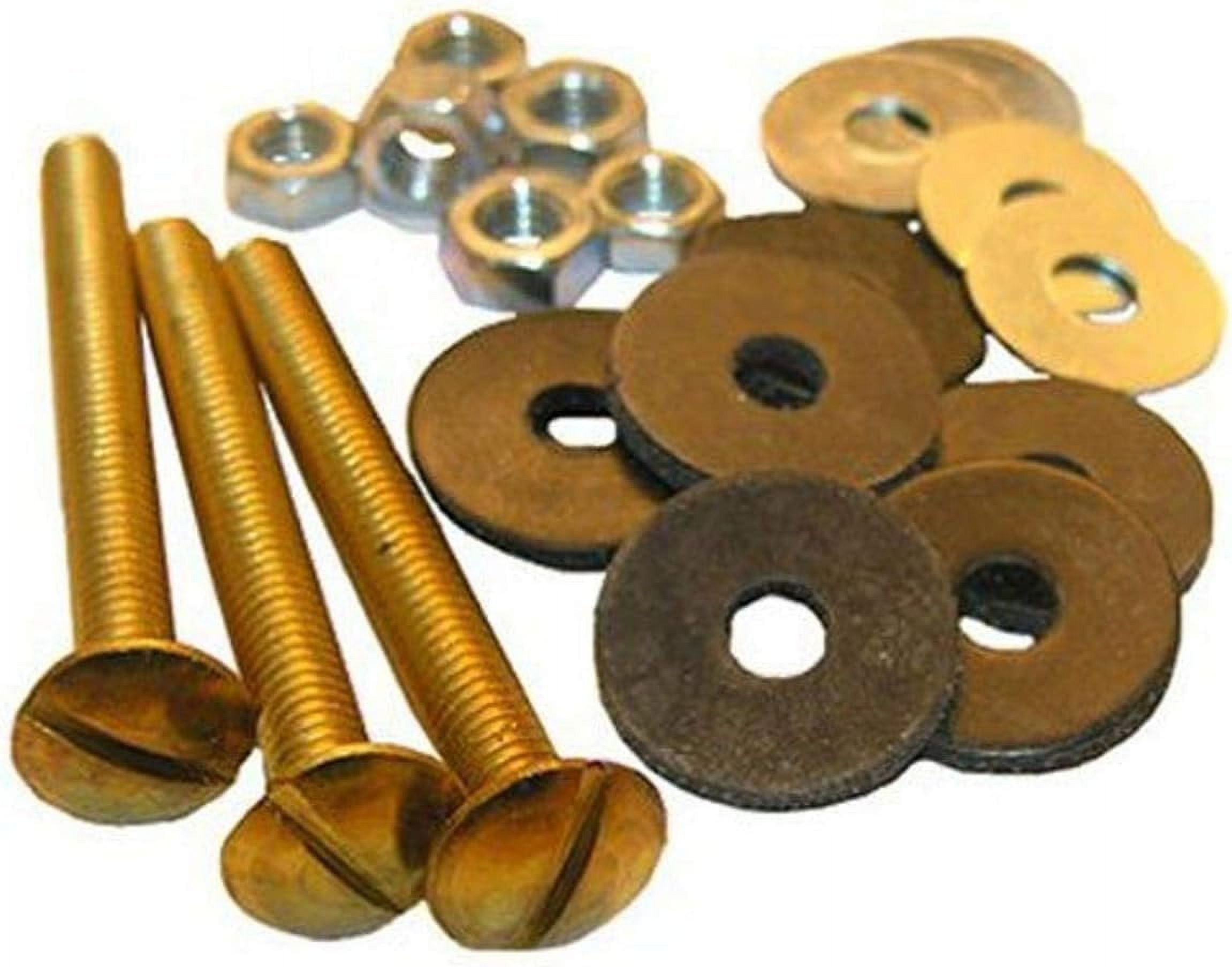 Lasco 04-3673 Toilet Tank to Bowl Solid Brass Bolts 5/16-inch X 3-inch ...