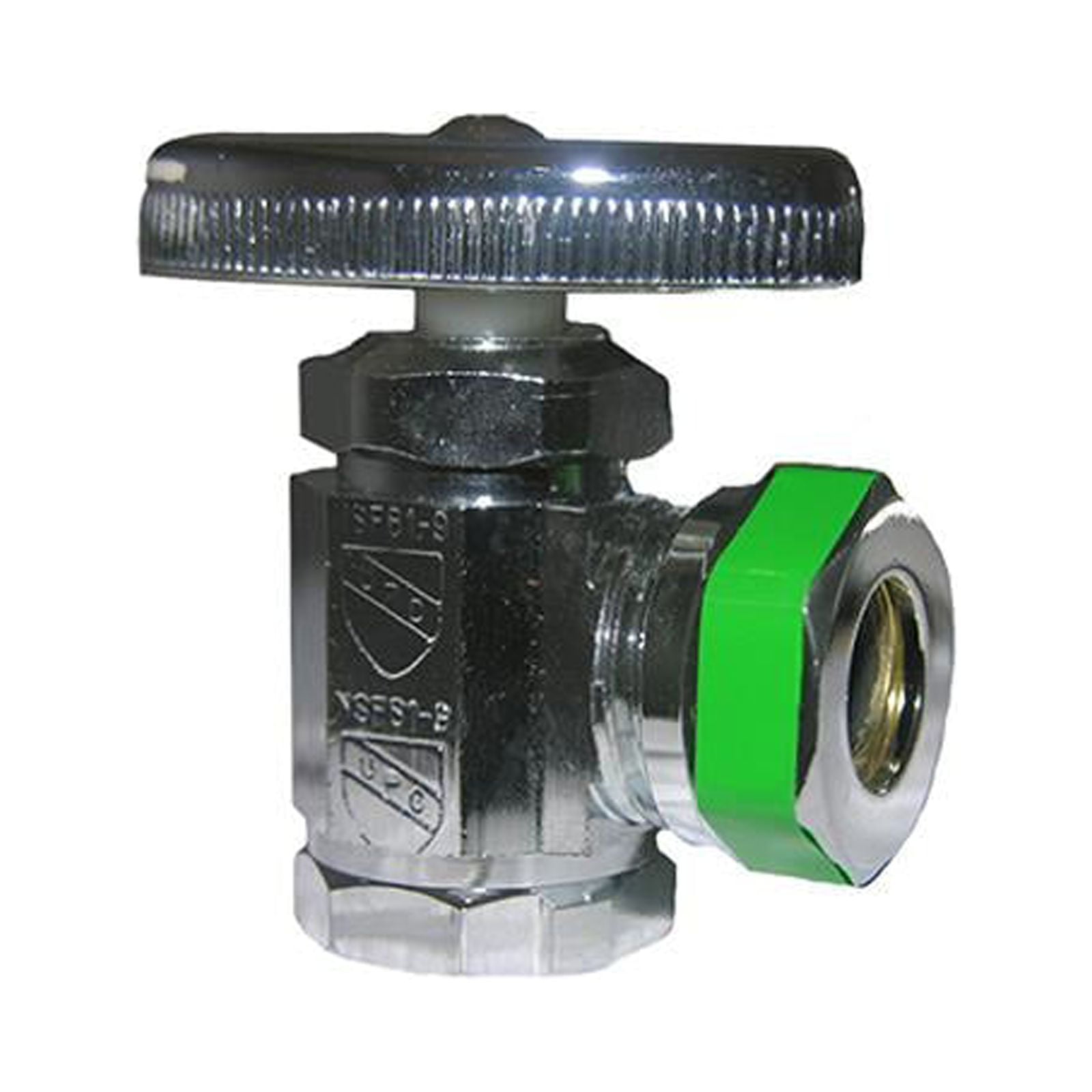 Lasco 06-7025 Angle Stop Valve, Chrome, 1/2 In. Female Pipe Thread ...