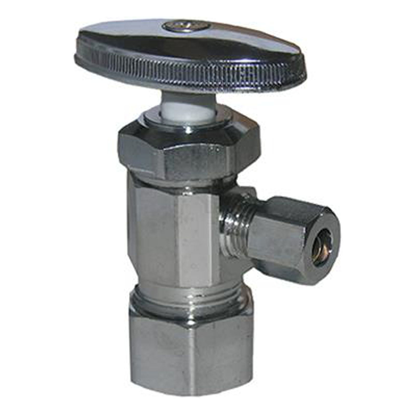 Lasco 06-7251 Pipe Fitting, Angle Valve, Chrome, Lead-Free, 5/8 x 1/4 ...