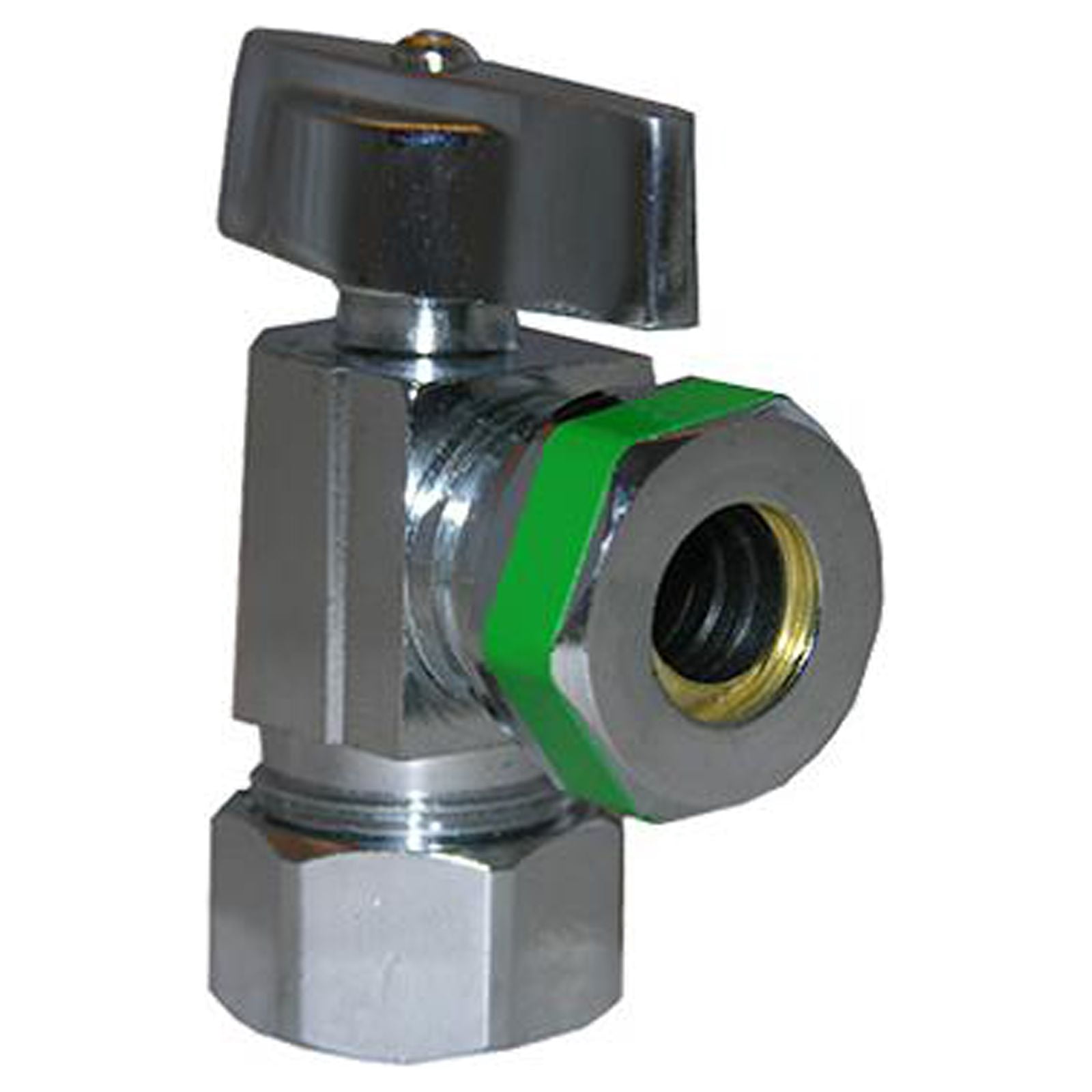 Lasco 06-9231 Angle Valve, Quarter Turn, Chrome, 5/8 In. O.D ...