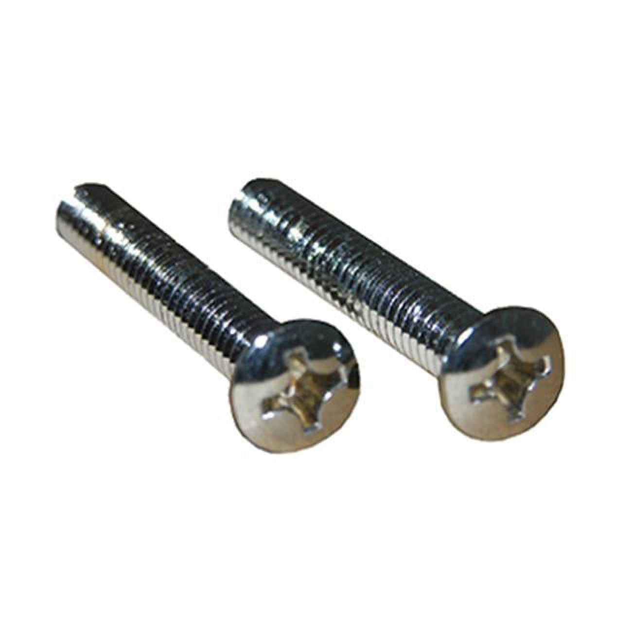 Lasco Fittings Overflow Bath Plate Screw - Chrome-Plated Brass - 2 Pack ...