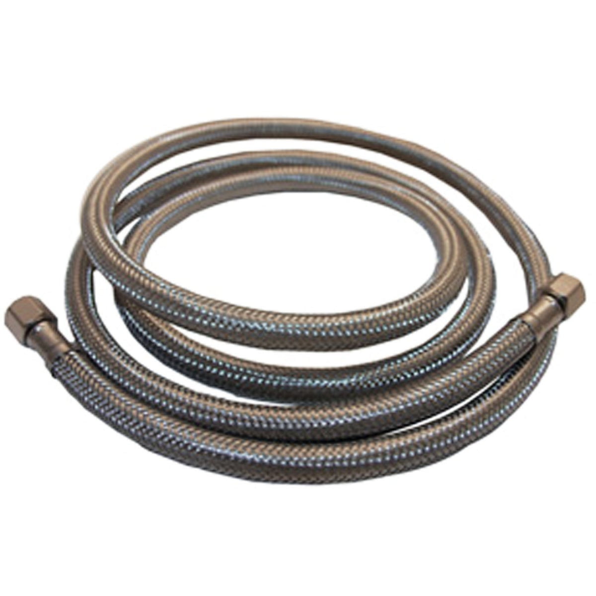 Lasco 1/4 In. x 1/4 In. x 20 Ft. Length Braided Supply Ice Maker ...