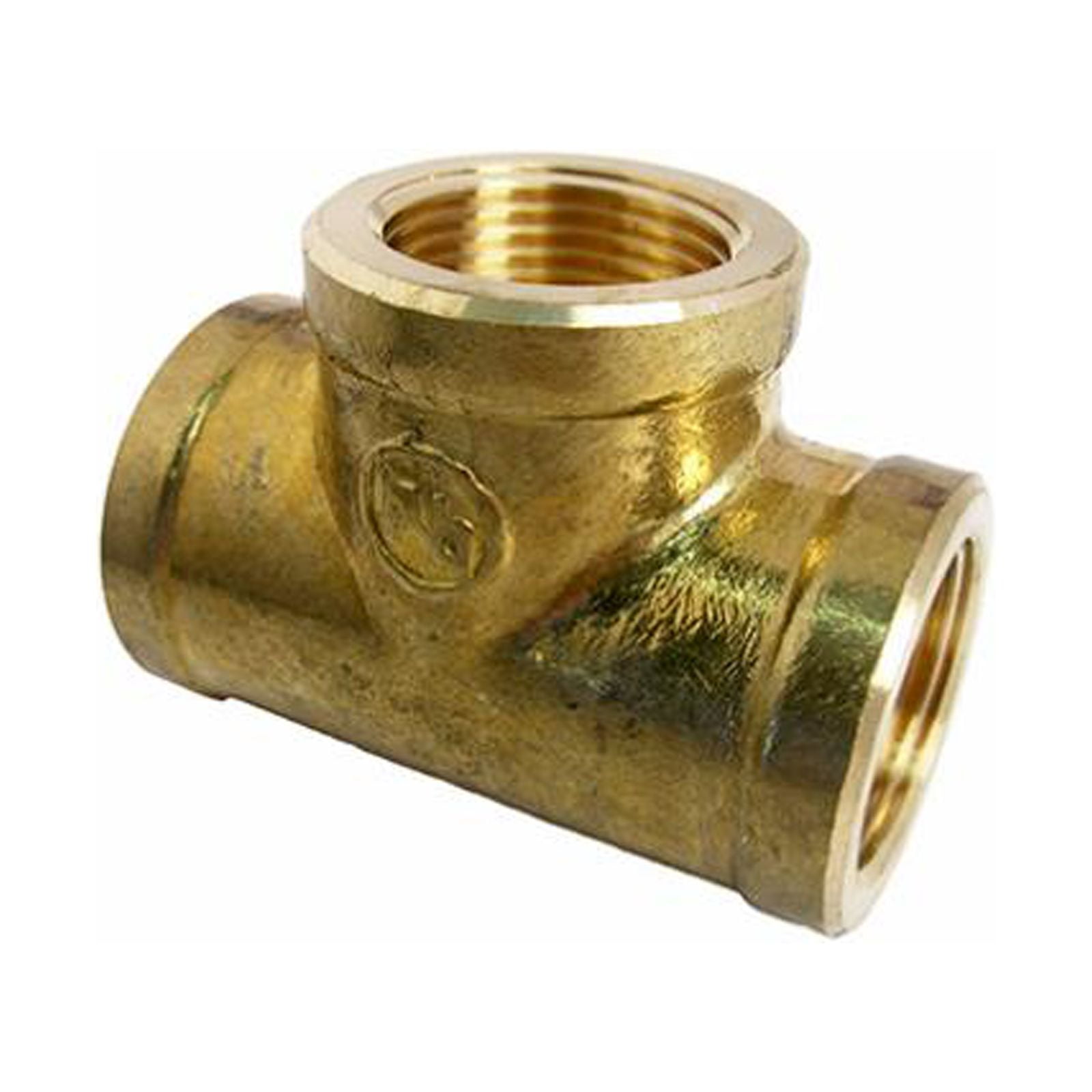 Lasco 17-9111 Pipe Fitting, Brass Tee, Lead Free, 3/4 In. FPT ...