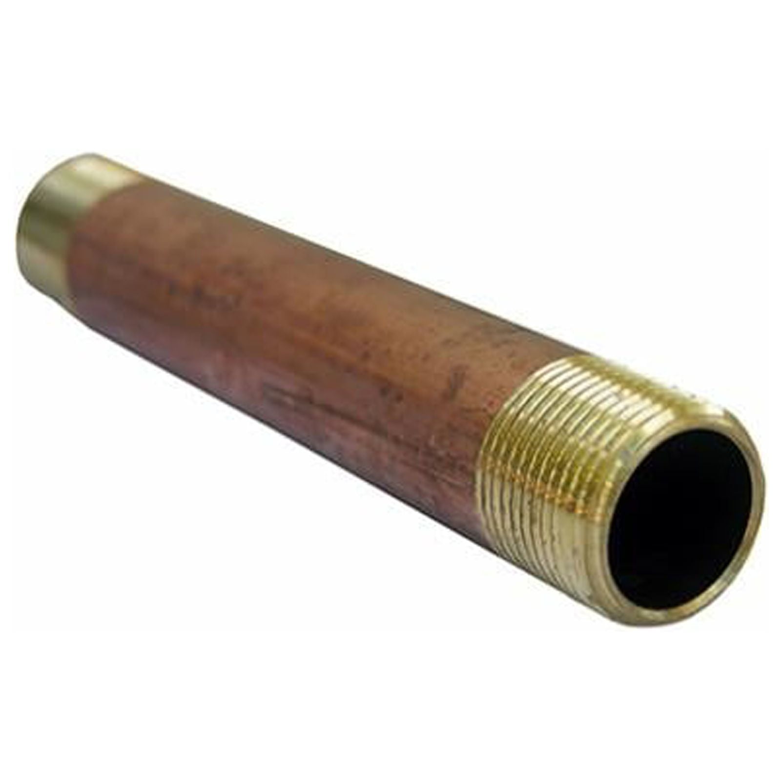 Lasco 17-9501 3/4 In. MPT x 6 In. Brass Pipe Nipple, Lead Free ...