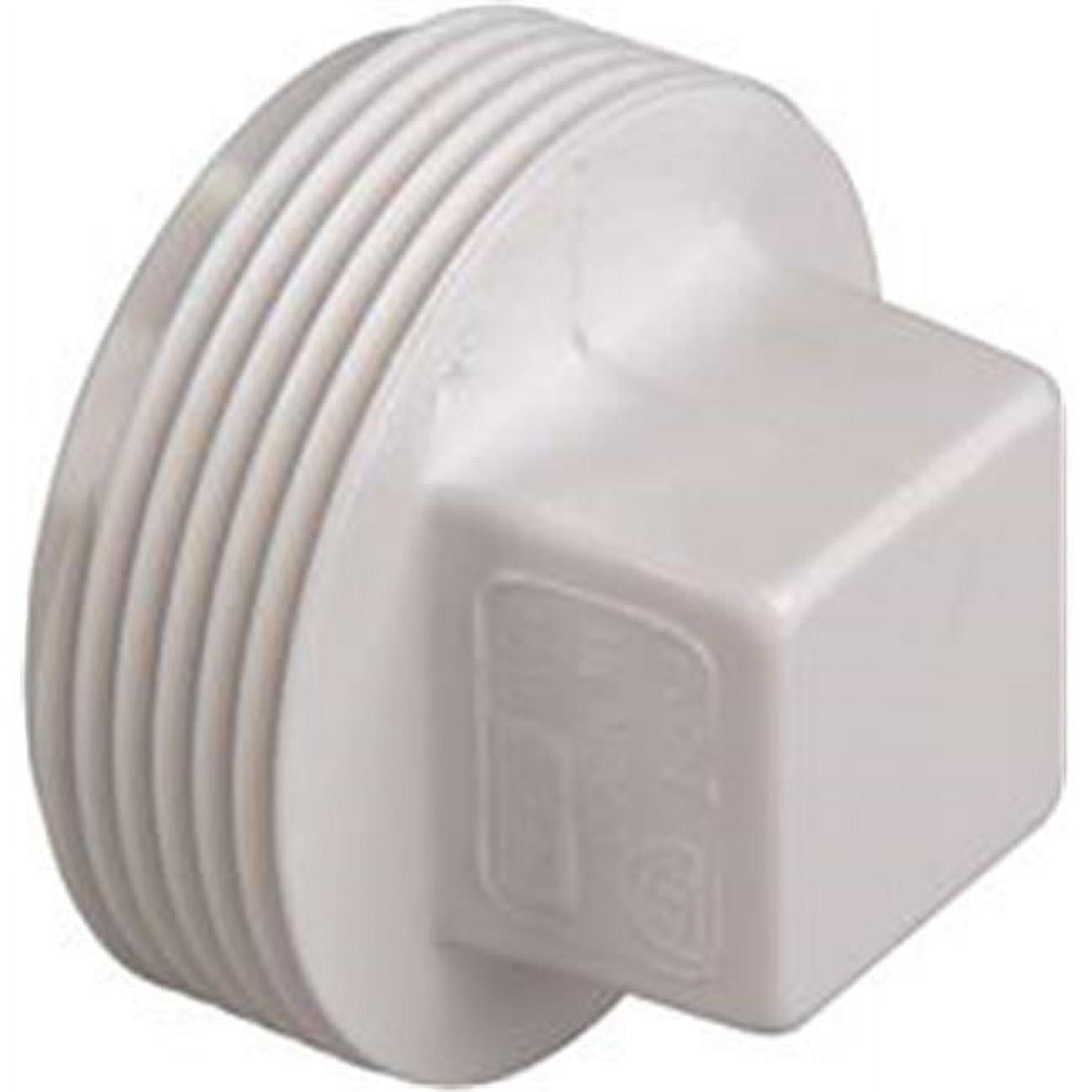 NIBCO 93052 Streamline Drain Waste Vent PVC Cleanout Plug, 2 in ...