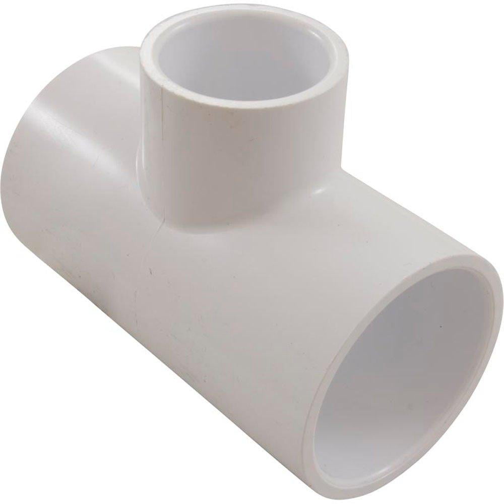 Lasco 401211BC Reducing Pipe Tee, 1-1/2 x 1 in, Slip, PVC, SCH 40 Schedule White - Walmart.com