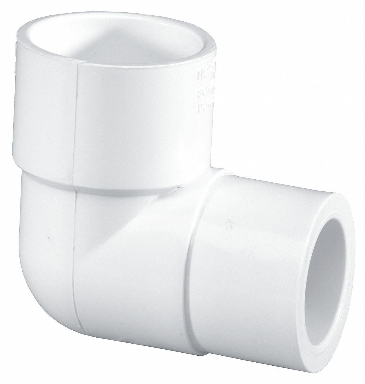 Lasco 407010BC Pipe Elbow, 1 in, Slip x FPT, 90 deg Angle, PVC, White ...