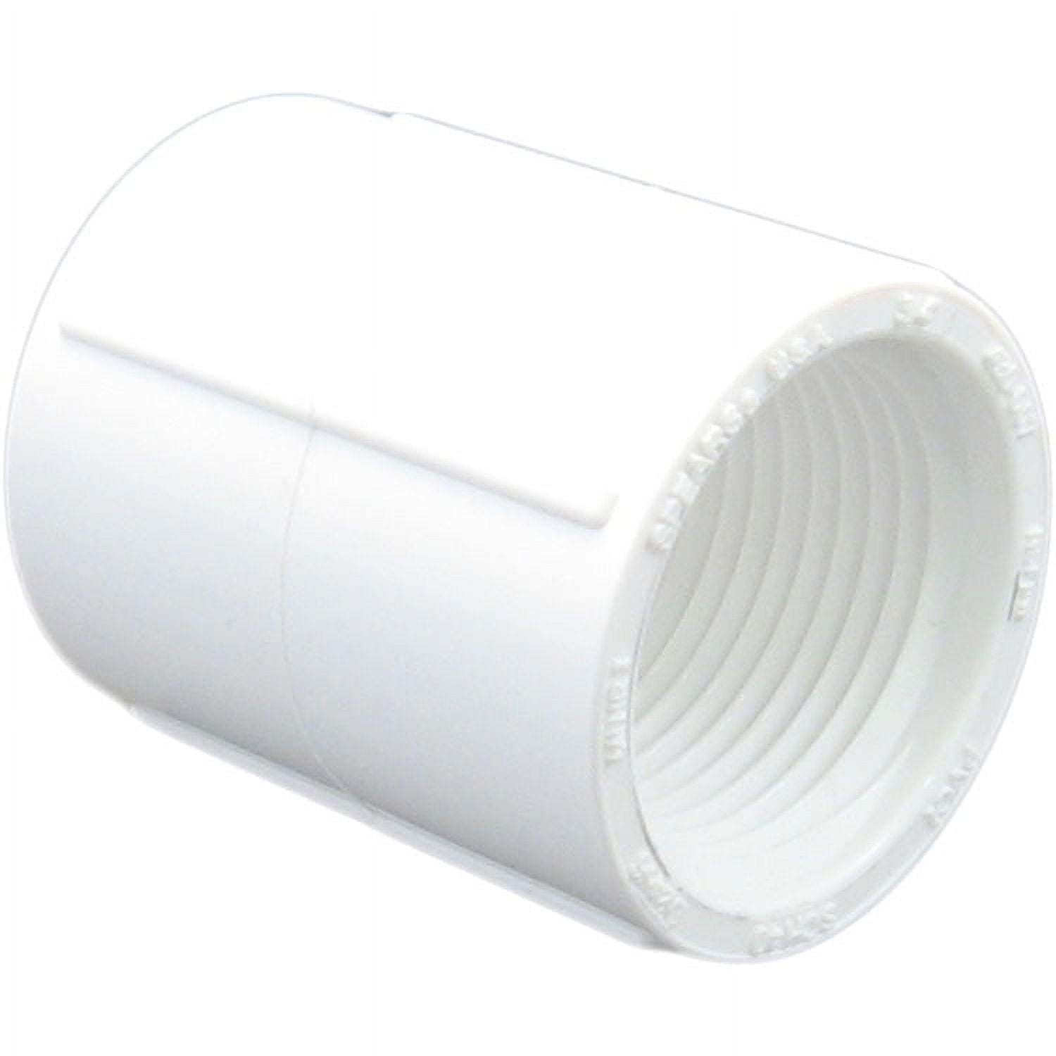 Lasco 430-005 Fitting, PVC, Threaded Coupler, 1/2"FPT - Walmart.com