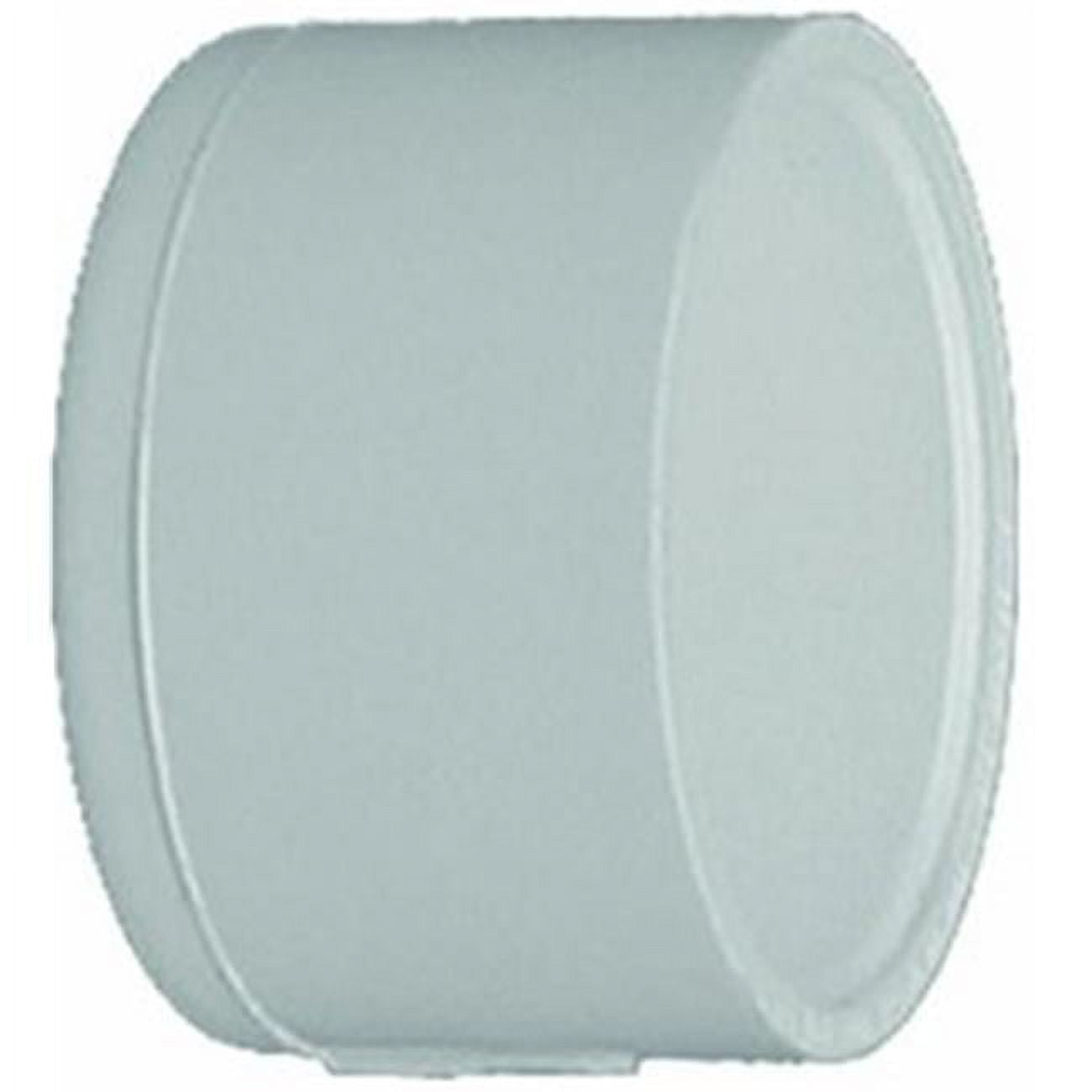Westlake Pipe & Fittings Cap, 1 1/4 in, Schedule 40,Socket,White ...