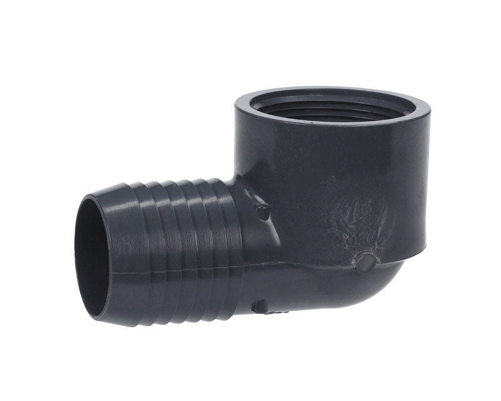 Lasco 1407015RMC Poly Female Pipe Thread Insert Elbow, 1-1/2 Inch ...