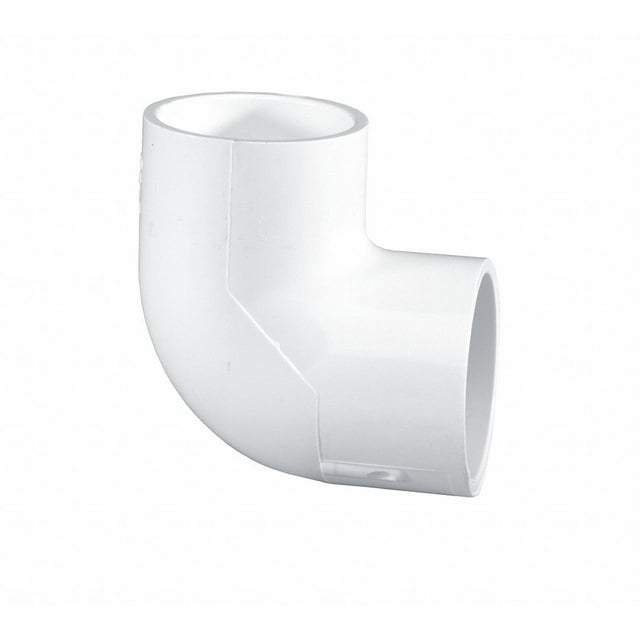 Lasco Fittings 90 Elbow,PVC,3/4 in,Socket,SCH 40,White 406007BC ...