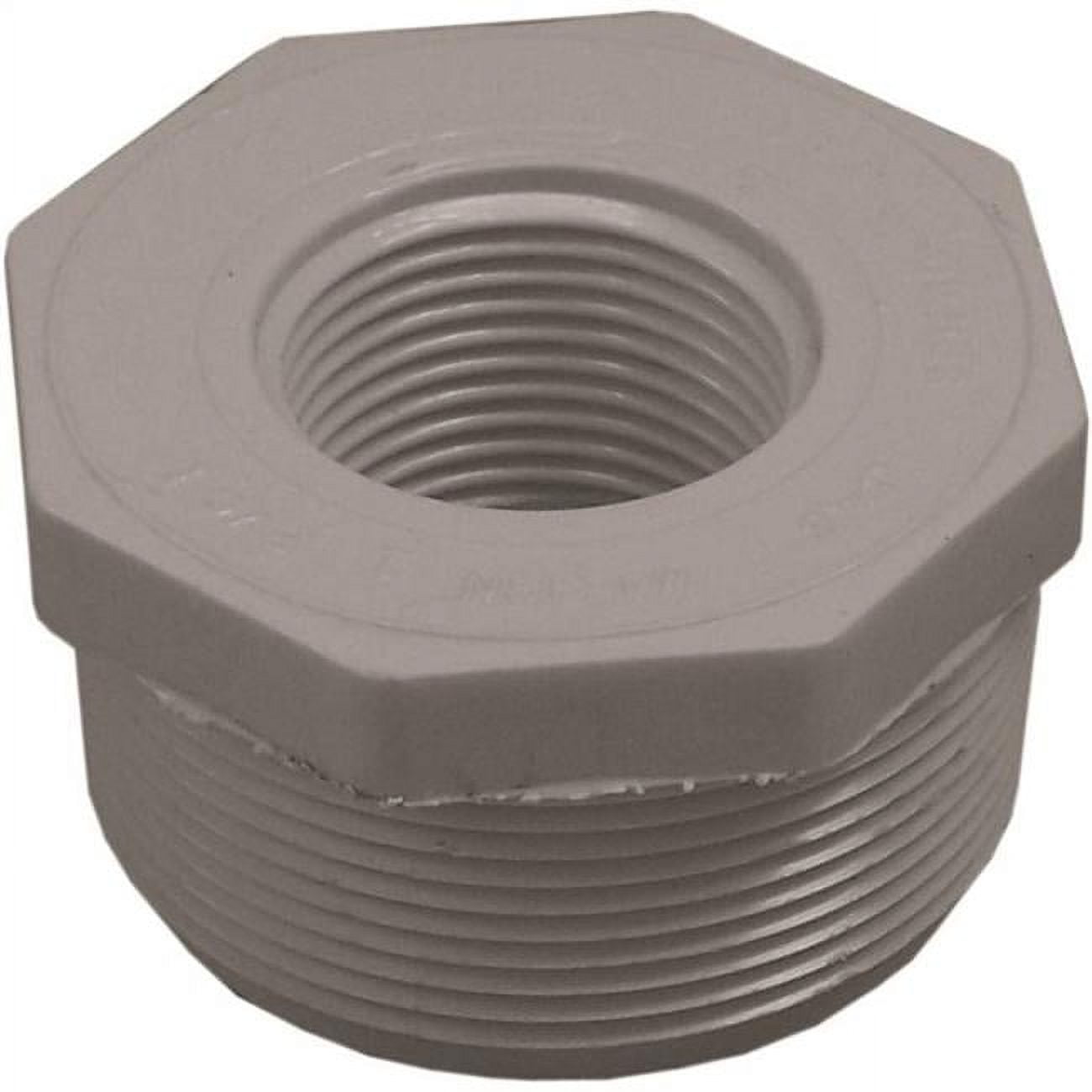 Lasco Fittings 599449 PVC Reducing Bushing - 1.5 Mip x 0.5 in. Fip ...