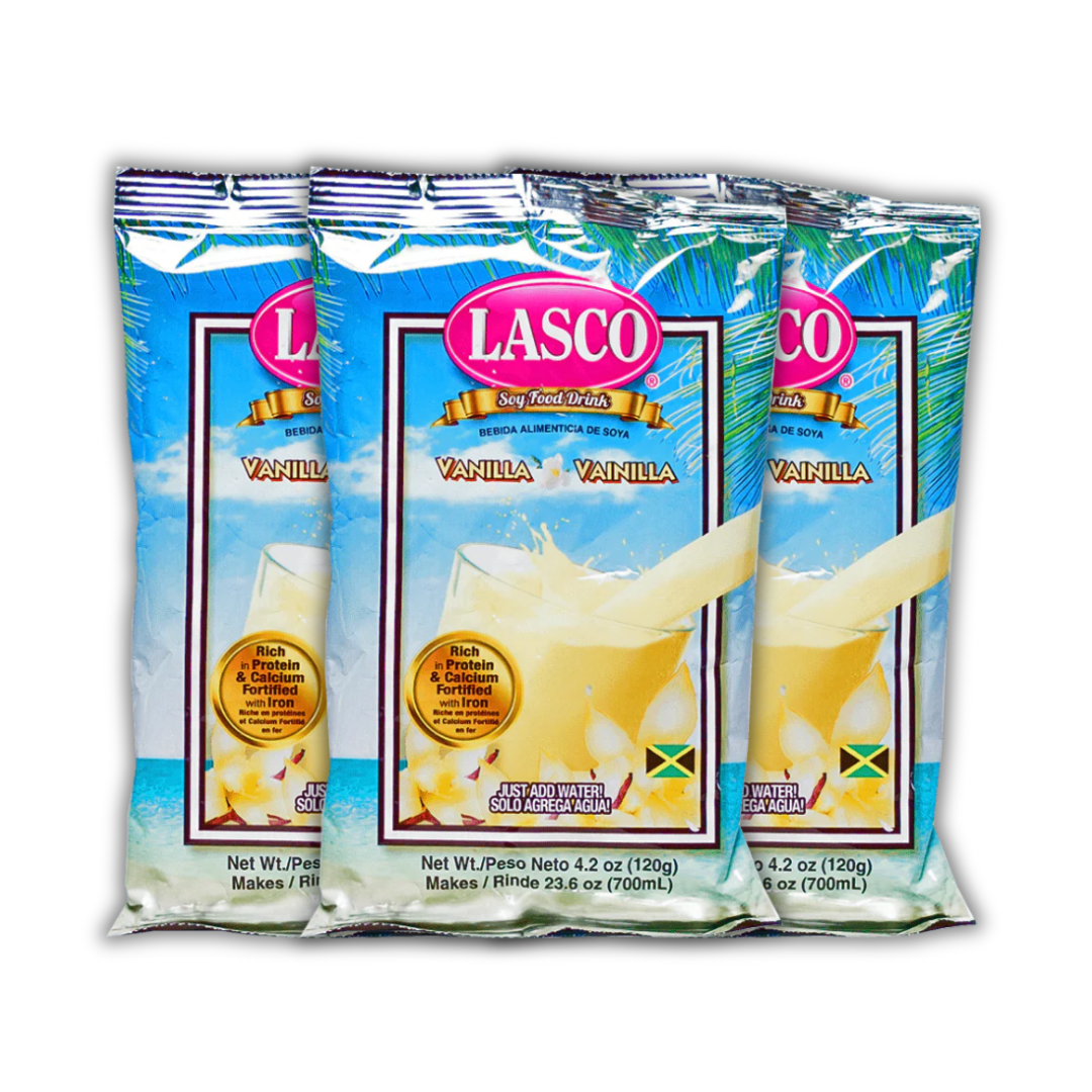 Lasco Jamaica Vanilla Food Drink, Nutrient-Rich Powder, 120g Pack of 3 ...