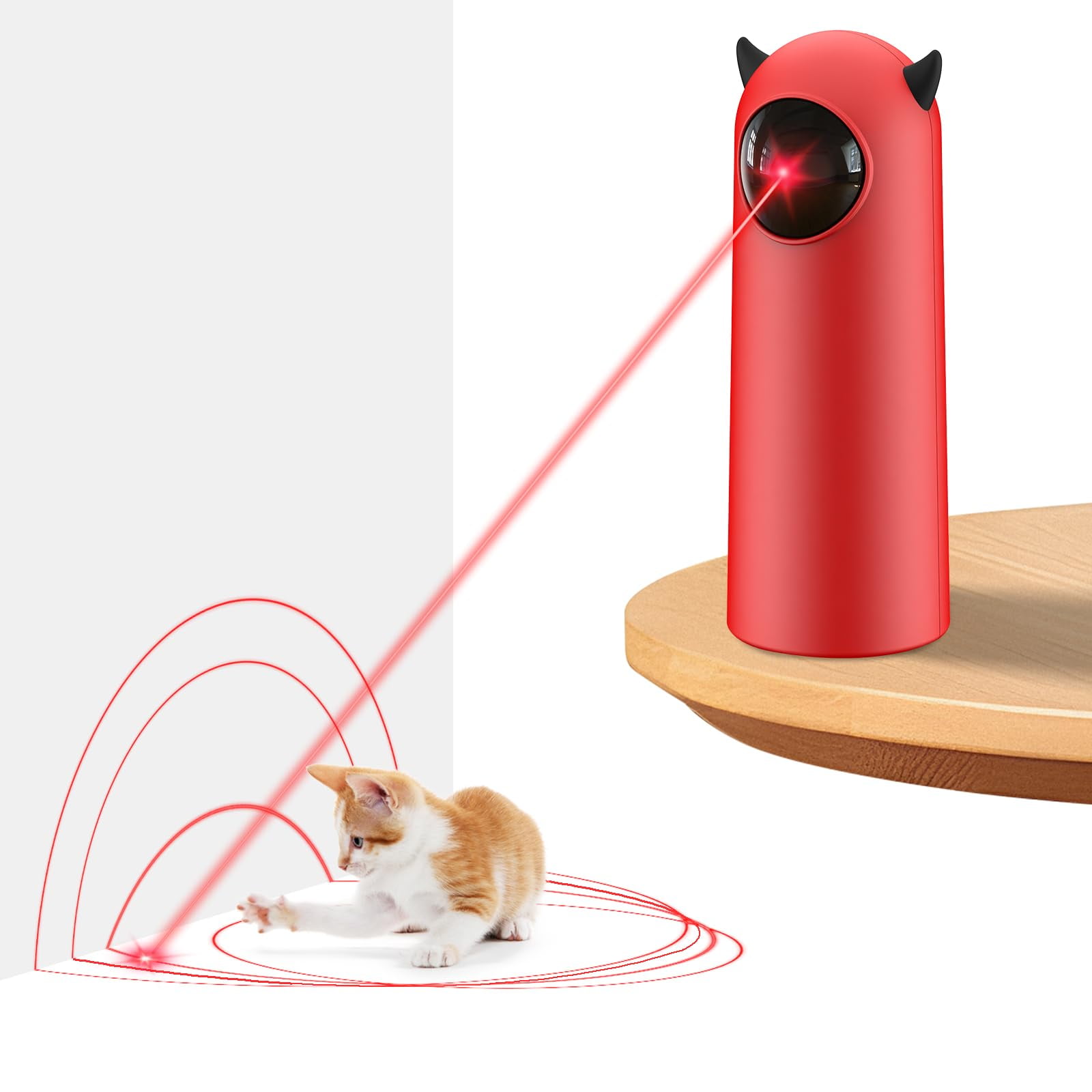 Laser Cat Toys for Indoor Cats, [2025 Newly Upgraded] Automatic Laser ...