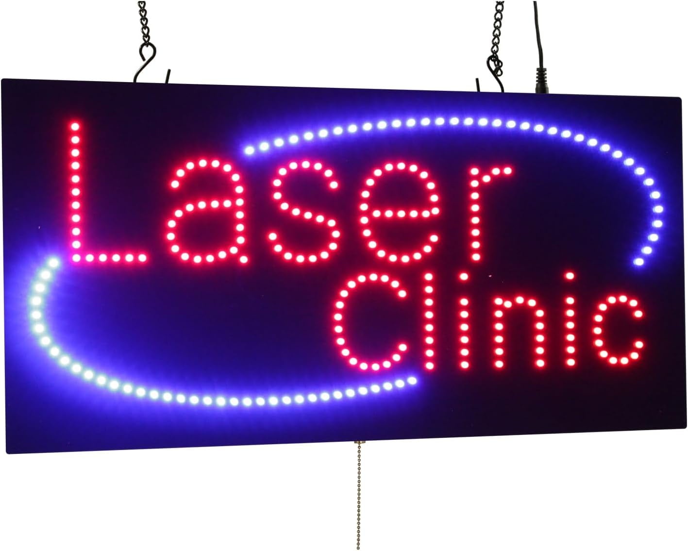 Laser Clinic Sign, 24"x12", 60x30cm, TOPKING, LED, Neon, Florescent ...