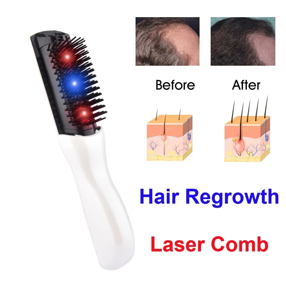 Laser Comb For Hair Growth Therapy Electric Massage Device Stop Hair ...