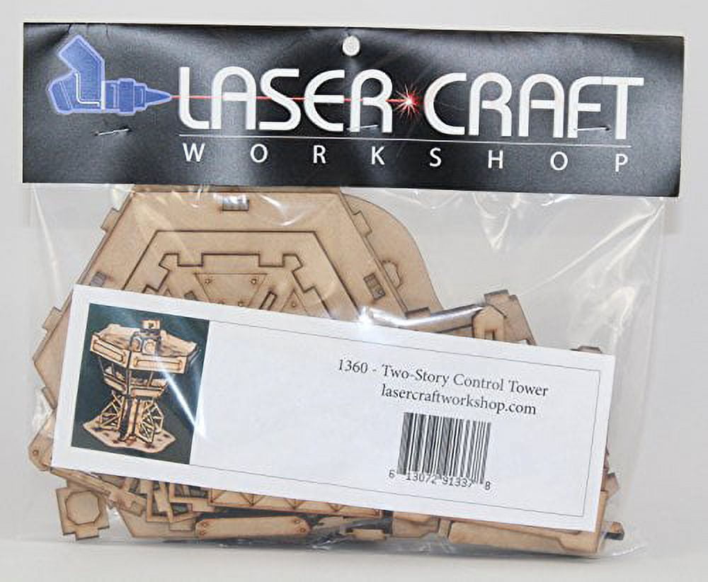 Laser Craft Workshop Two-Story Control Tower New - Walmart.com