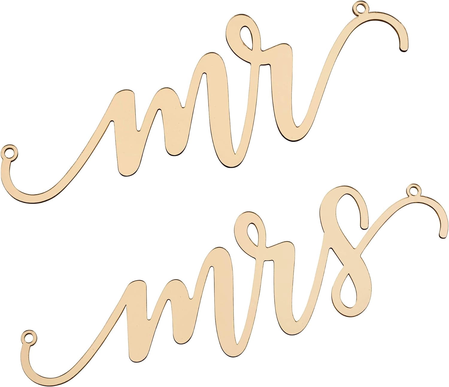 Laser Cut Mrs Chair Signs, 13"X3.75" - Walmart.com