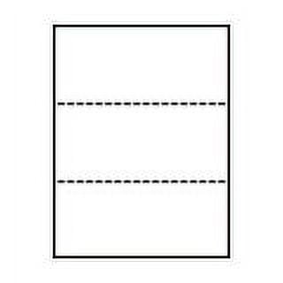 Laser Cut Sheet Paper Form, 8 1/2 x 11 Blank Perforated, 20# Paper ...