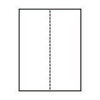Laser Cut Sheet Paper Form, 8 1/2 x 11 Blank Perforated, 20# Paper w ...